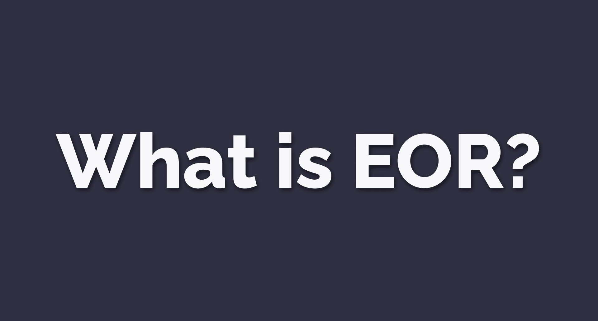What is Umbrella/EOR (Employer of Record) Payroll? - JMK Group